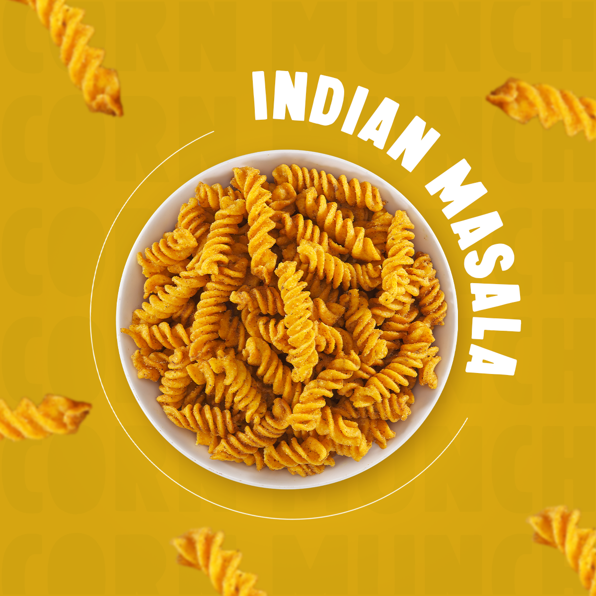 Makino Corn Munch Indian Masala (Each 150gm) (Pack of 3) – Makino E Store