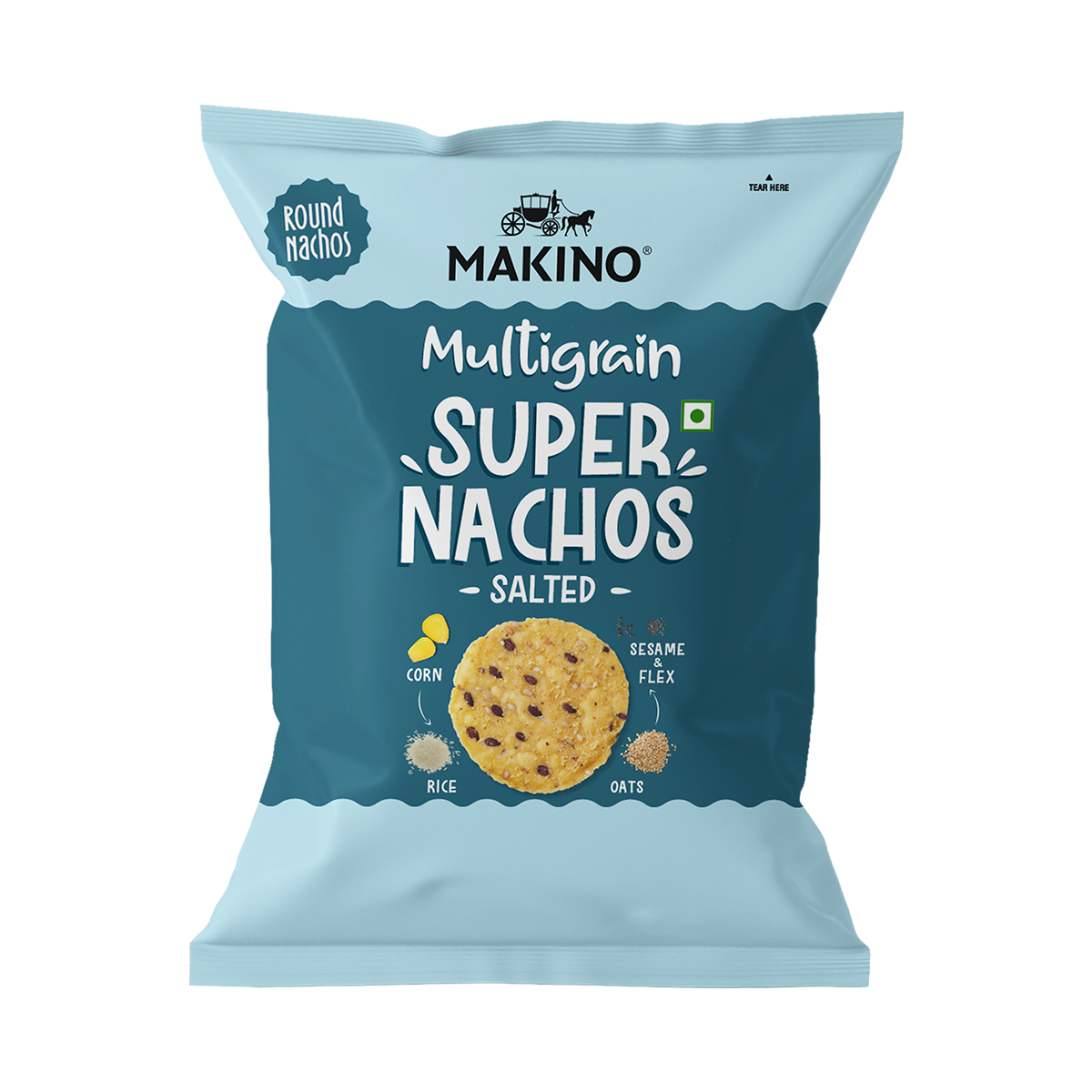 Makino Super Nachos Multigrain Salted (60gm) (Pack of 6) – Makino E Store