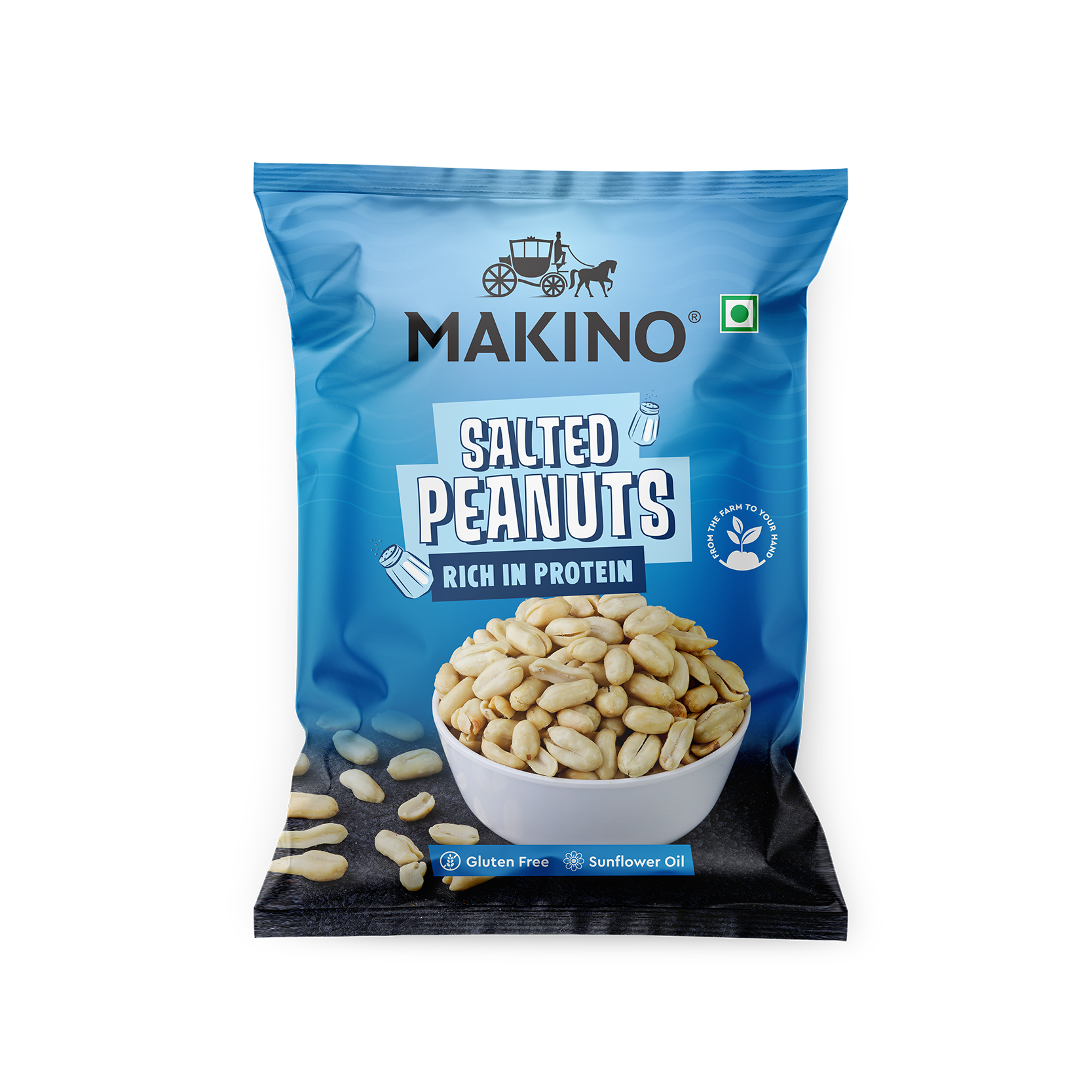 Makino Assorted Roasted Peanuts | Each 43gm | Pack of 5 | Tandoori, Ni ...